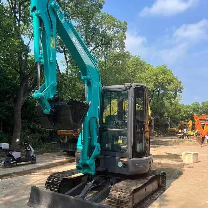 Used Kobelco Digger SK55 Secondhand 5.5ton Small Type Mini Crawler ...