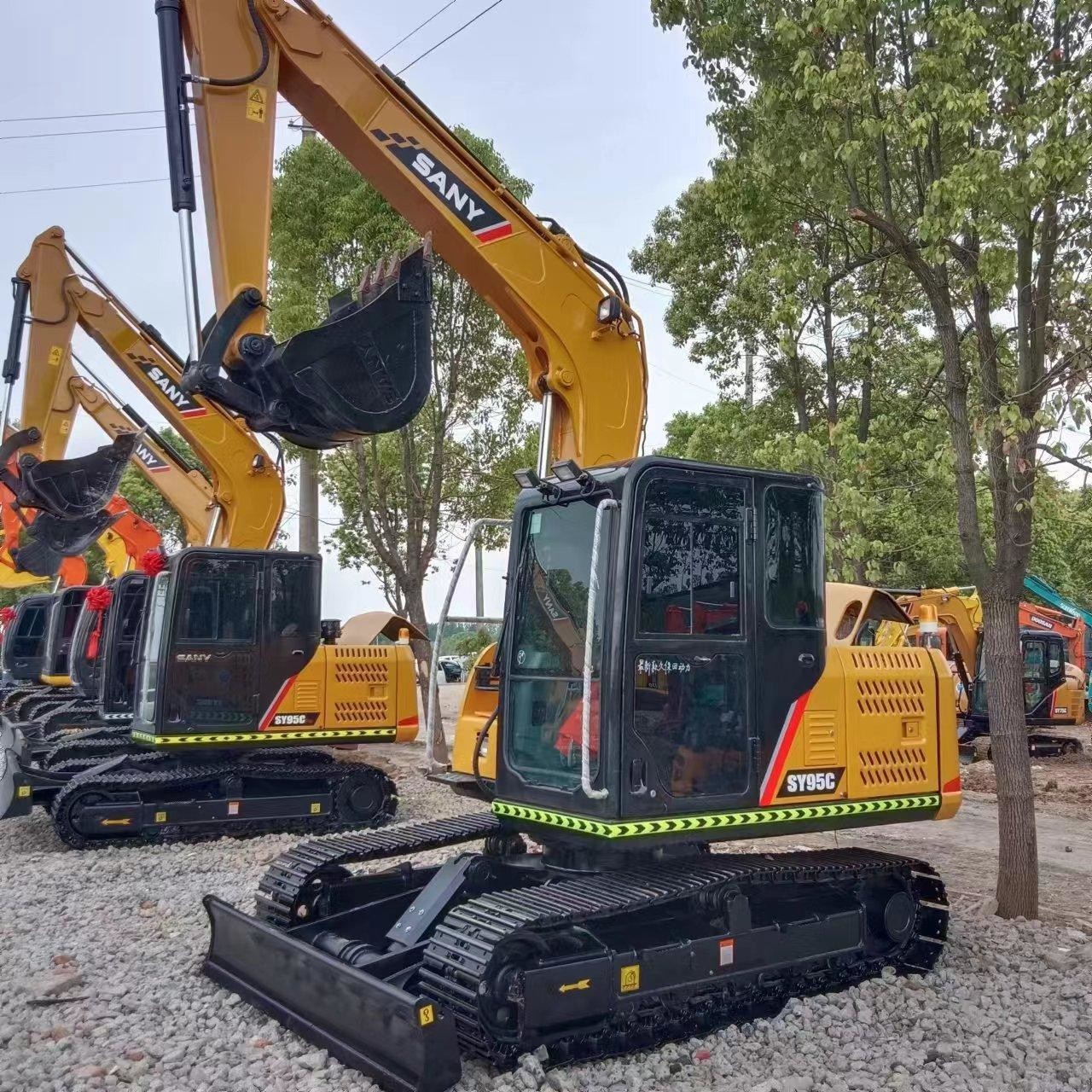 Used SANY Digger SY95C Secondhand 9.5ton Small Type Mini Crawler Excavator