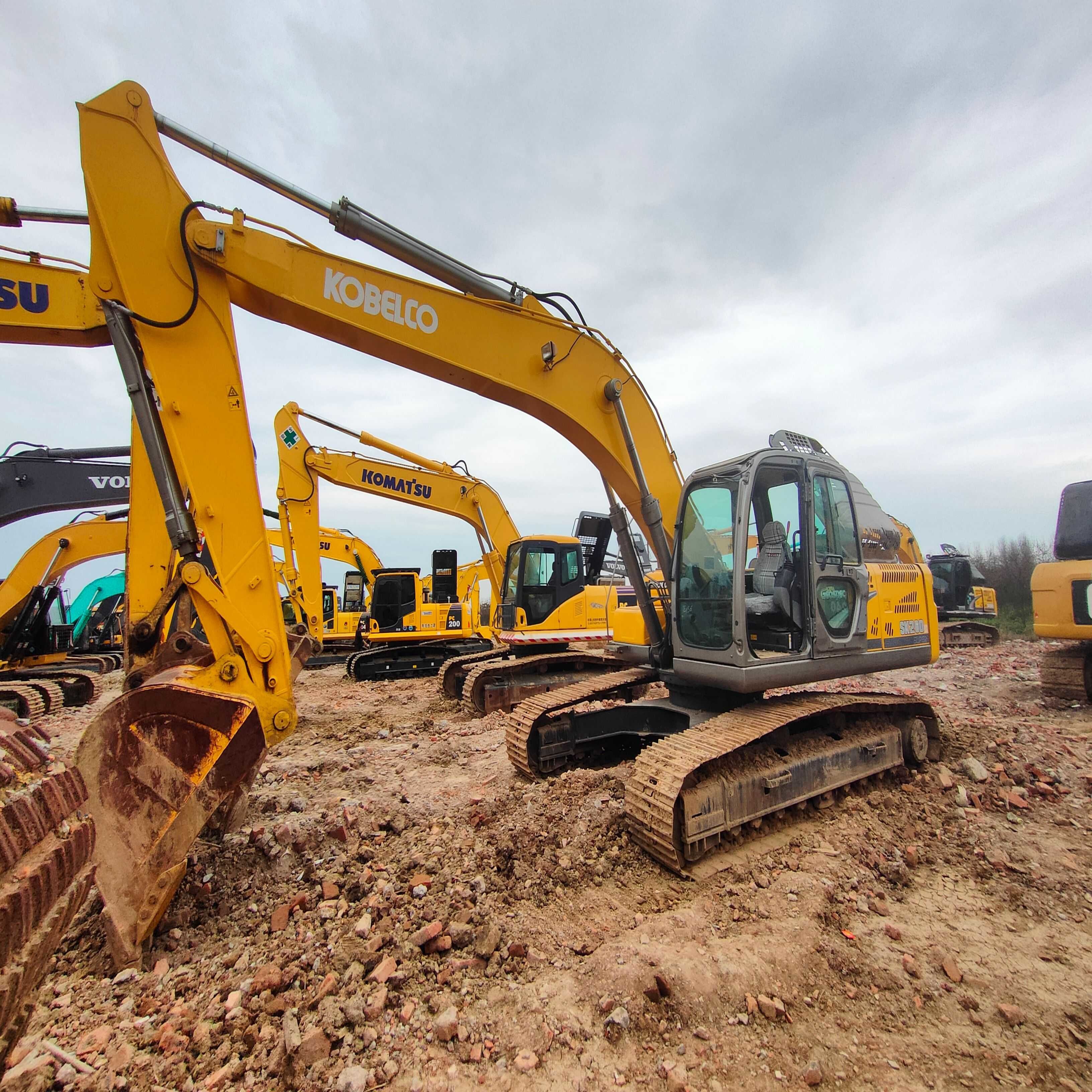 Used Kobelco SK260 Crawler Excavator 26-ton Medium Construction Equipment
